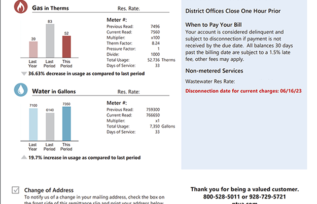 Navajo Tribal Utility Authority CustomerPortaltipsNTUA